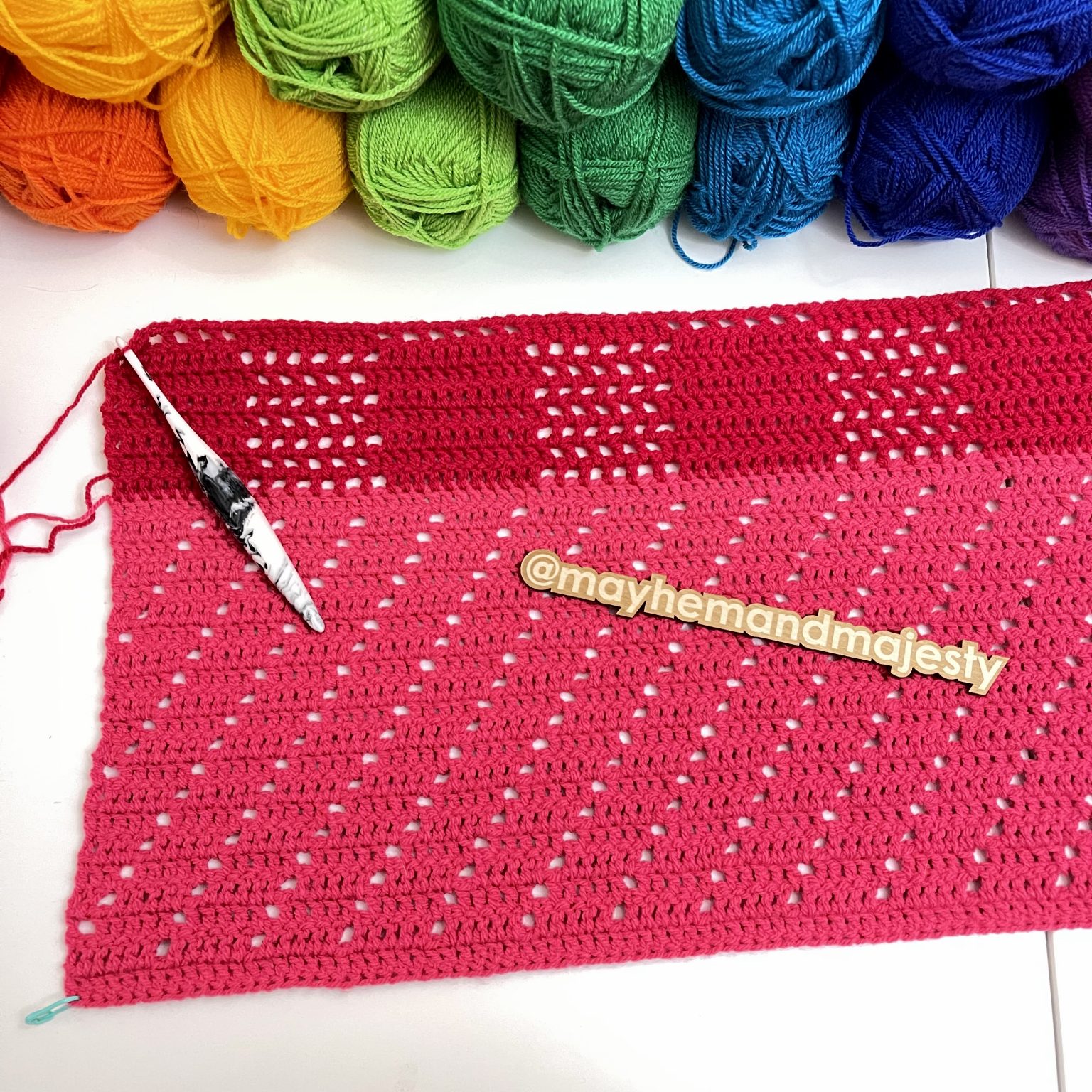 Gone Fishing – a FREE Filet Crochet Pattern – Mayhem & Majesty