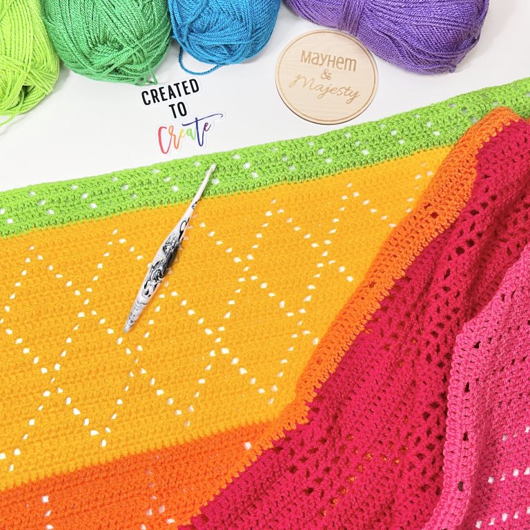Gone Fishing – a FREE Filet Crochet Pattern – Mayhem & Majesty