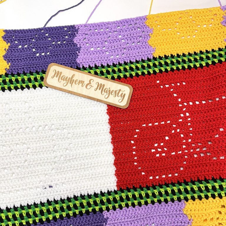 Gone Fishing – a FREE Filet Crochet Pattern – Mayhem & Majesty
