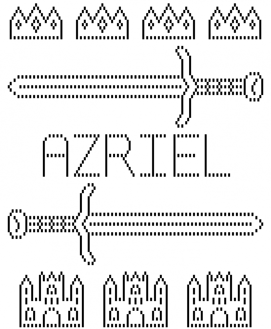 CUSTOM Filet Lettering Panel Pattern – Mayhem & Majesty