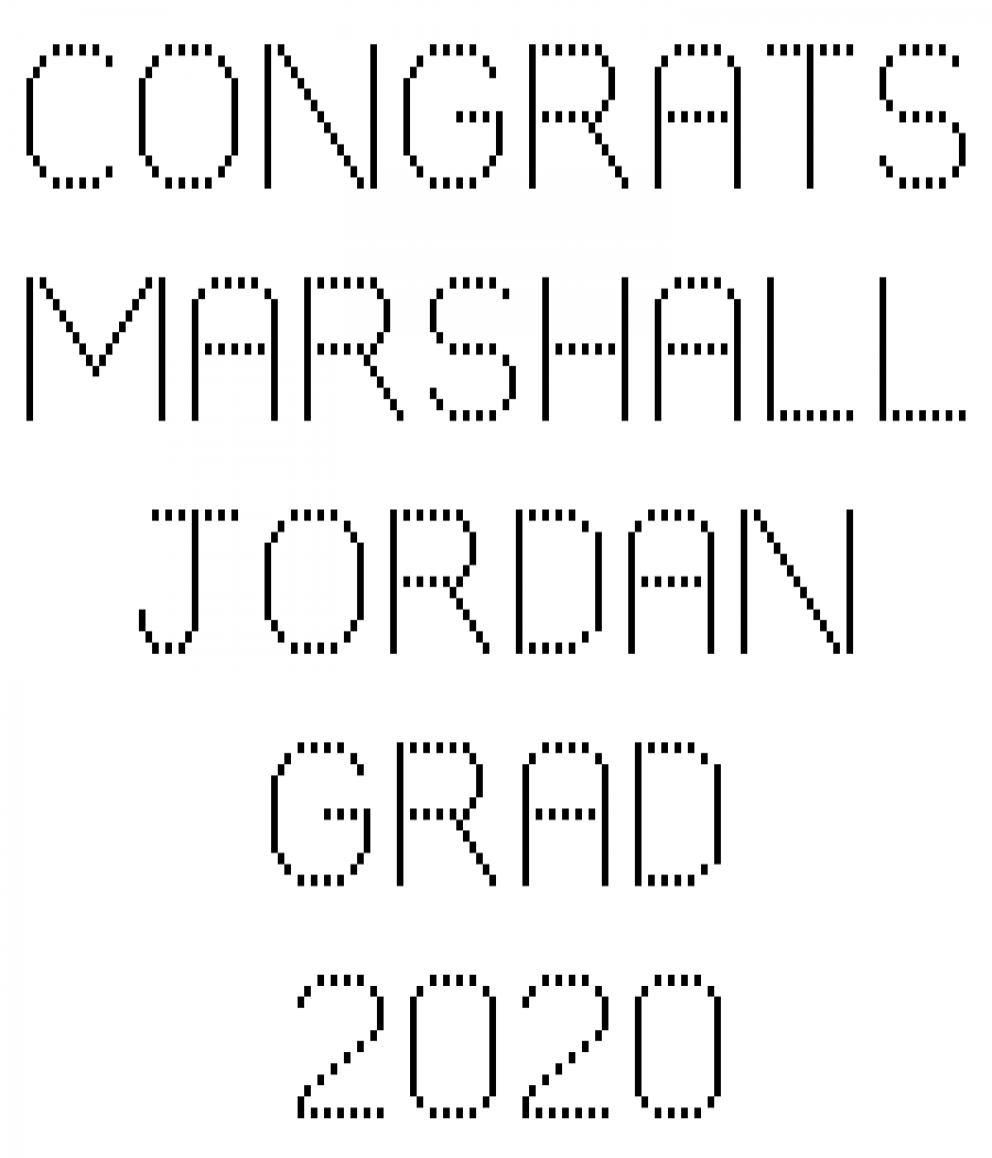 CUSTOM Filet Lettering Panel Pattern – Mayhem & Majesty