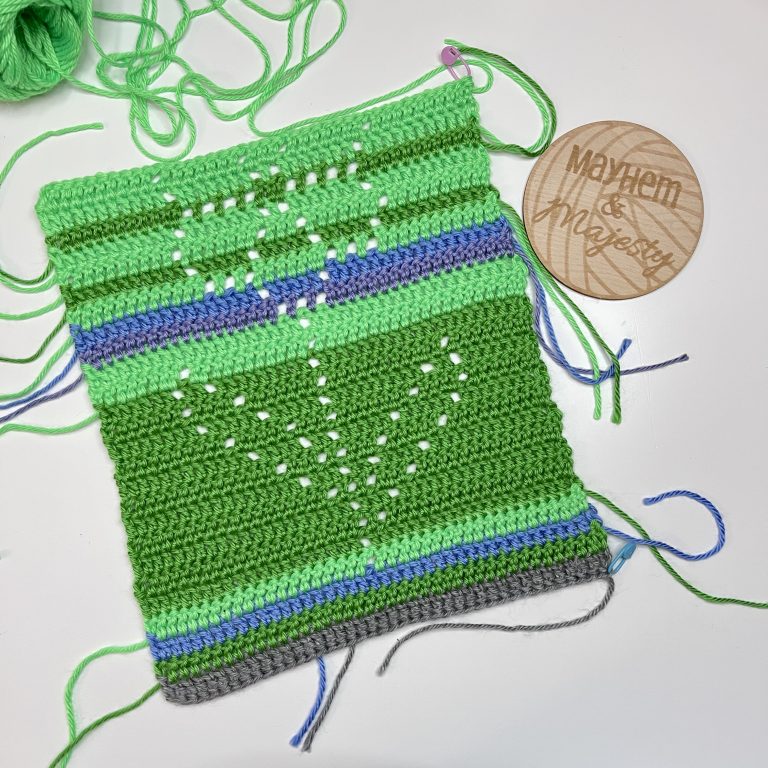 Gone Fishing – a FREE Filet Crochet Pattern – Mayhem & Majesty