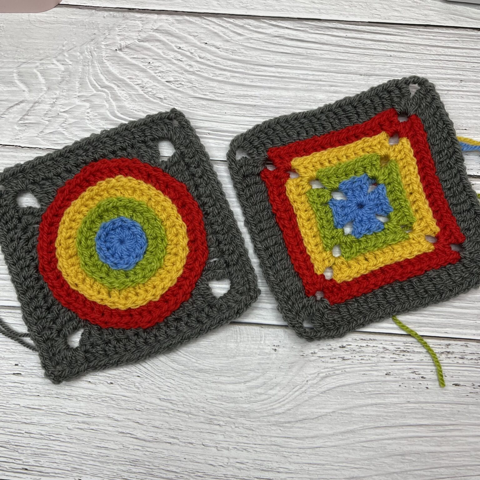 Concentric Granny Squares: Free Patterns – Mayhem & Majesty