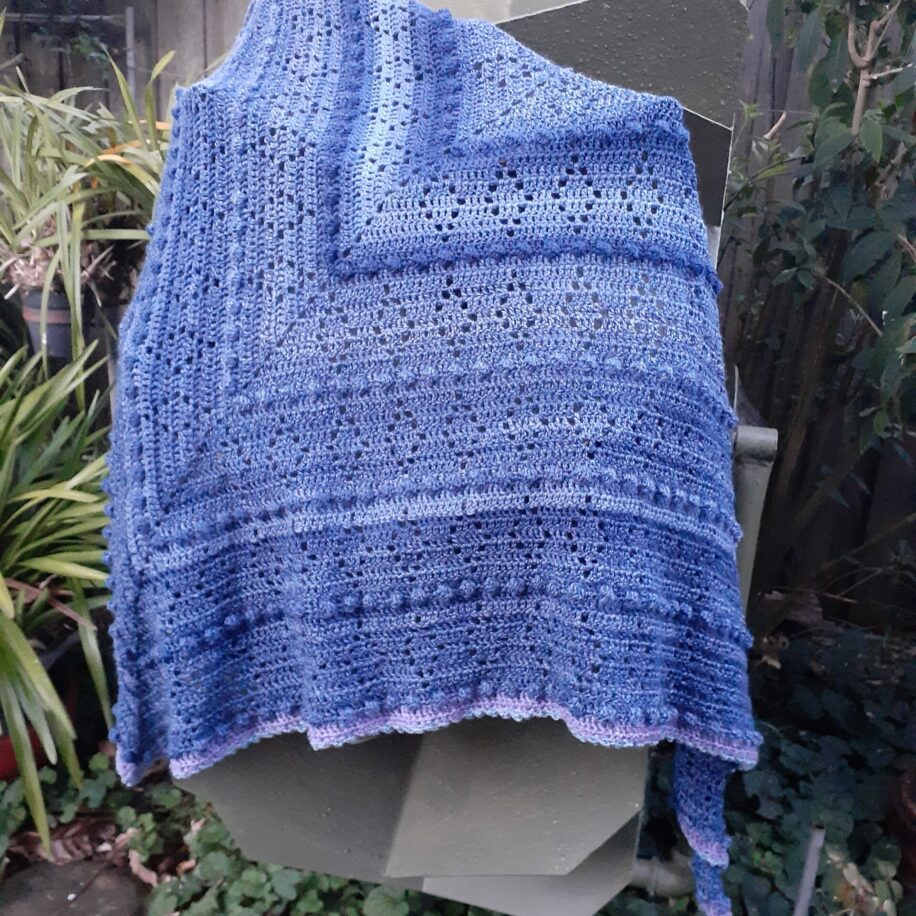 February Shawl – Free Crochet Pattern – Mayhem & Majesty